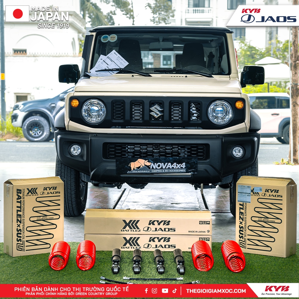 Phuộc KYB JAOS BATTLEZ Suzuki Jimny JB74: "Đánh Thức" Khả Năng Off-Road, Êm Ái Tuyệt Vời - Nâng ...