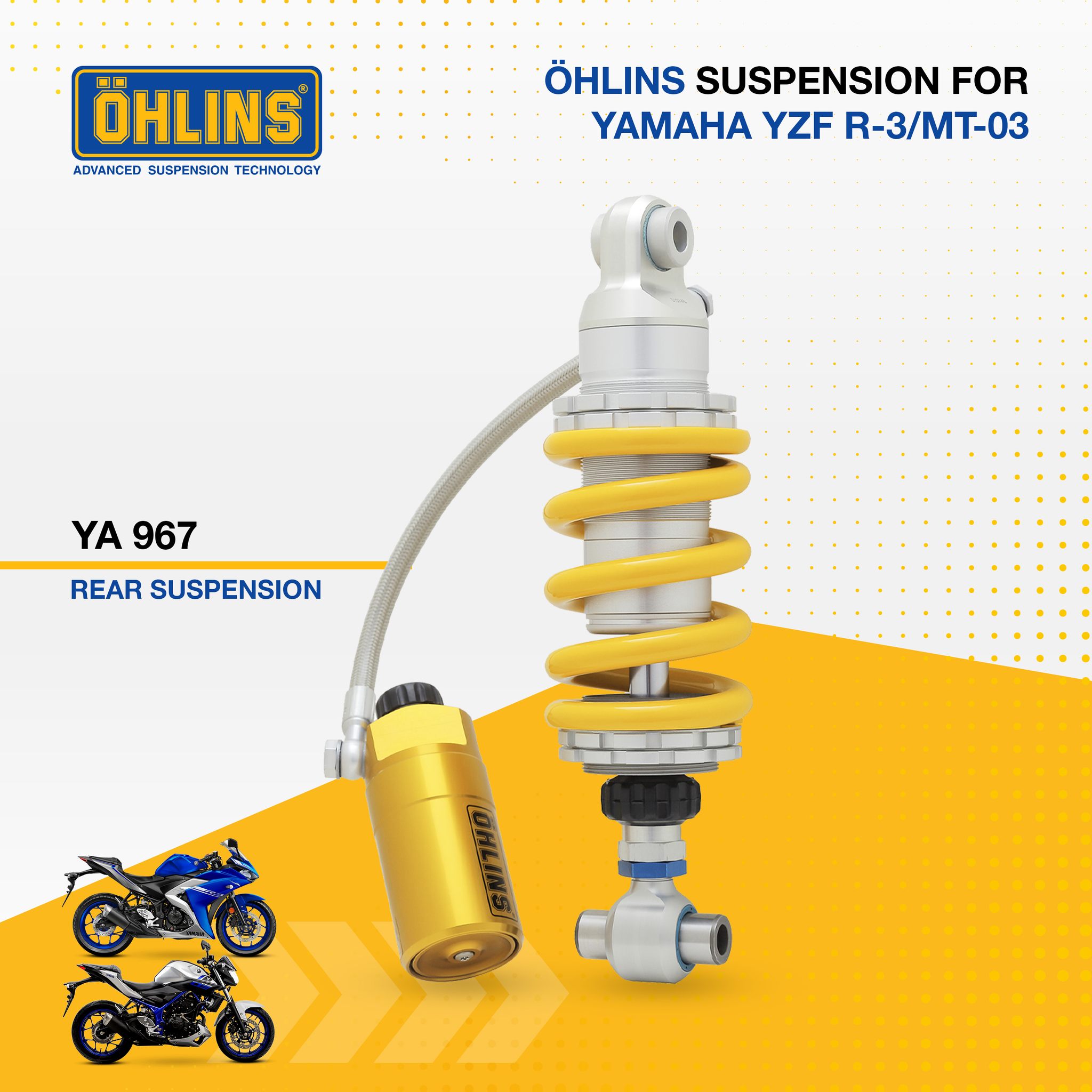 Phuộc Giảm Xóc Ohlins YA 967 Yamaha R3 & MT-03 Giá Bao Nhiêu Tại TMQ ...